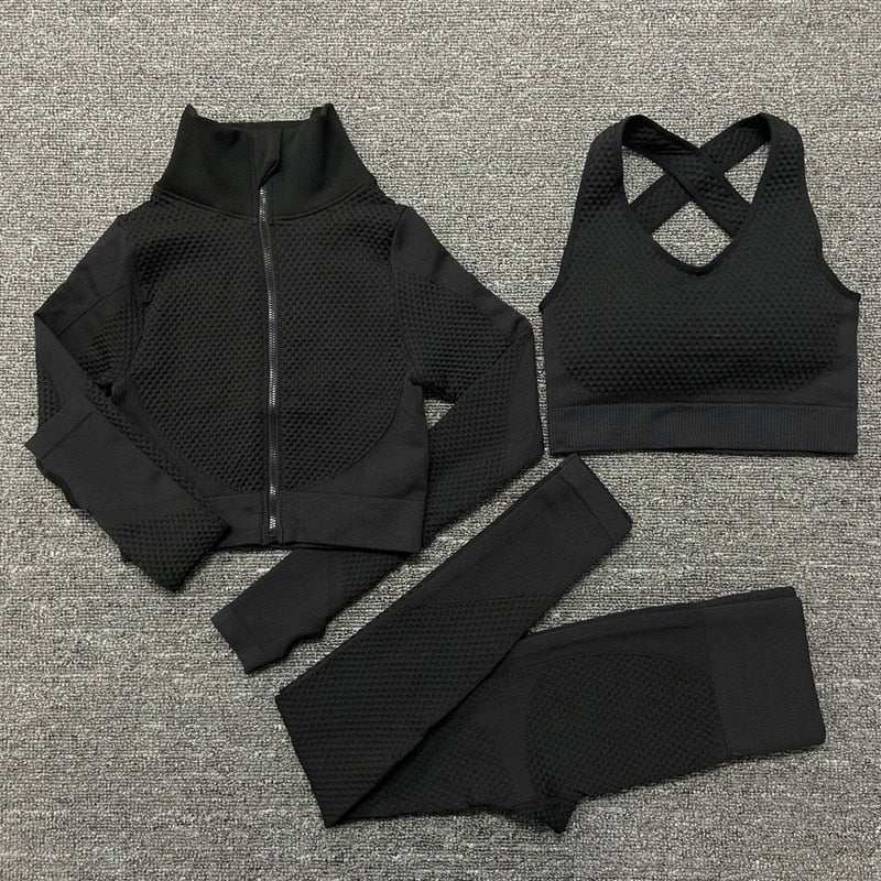 Seamless yoga set for women - Comfortable and versatile - Sophisticate ...