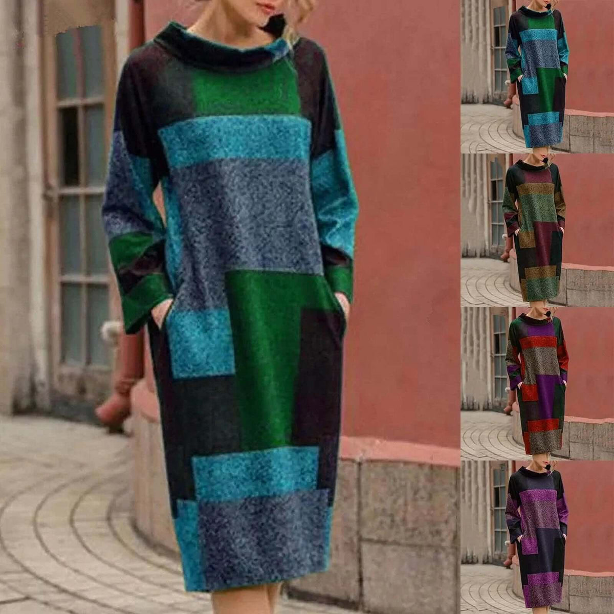 Vintage Patchwork Dress – DESTINY