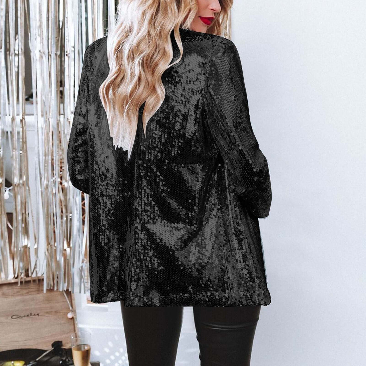 Blazer With Sequins – DESTINY